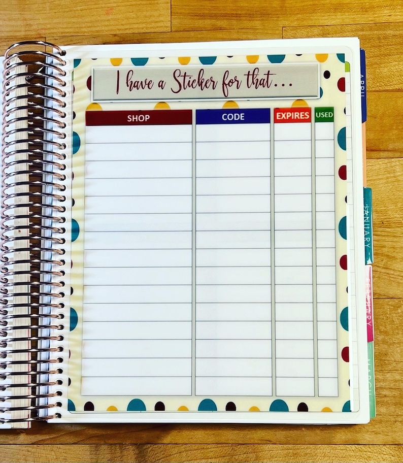 DASHBOARD Coupon Shop Codes Tracker for Use With Classic - Etsy
