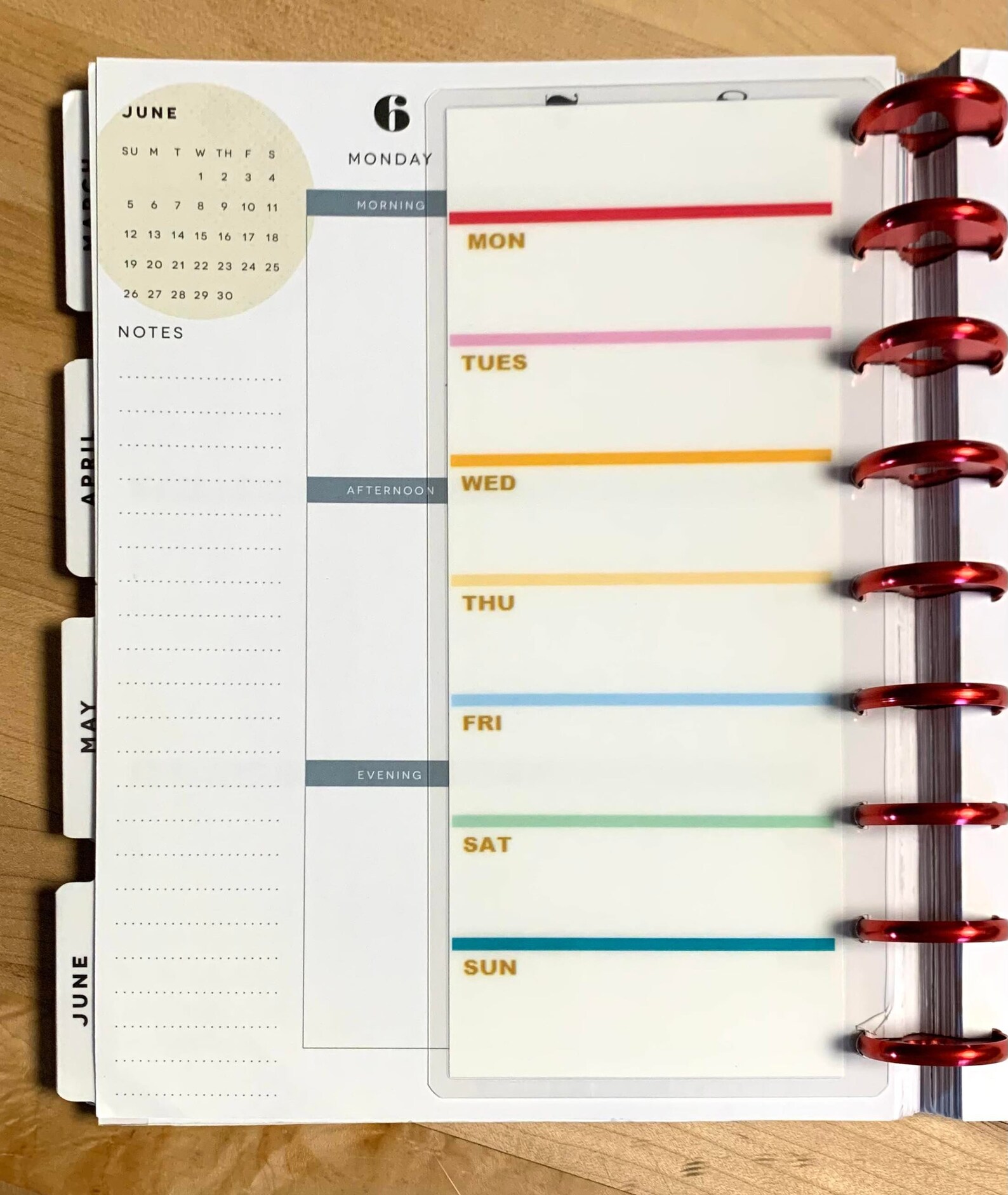 DASHBOARD SHORT Weekly: Days of the Week for Use With - Etsy