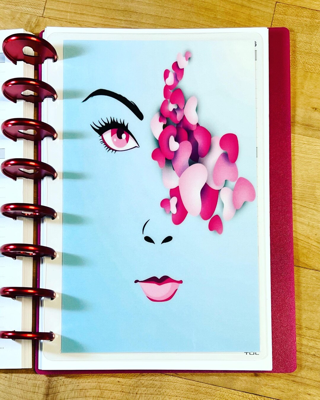 DASHBOARD Fashion Face Silhouette Hearts for Use With Tul/arc 8 Disc ...