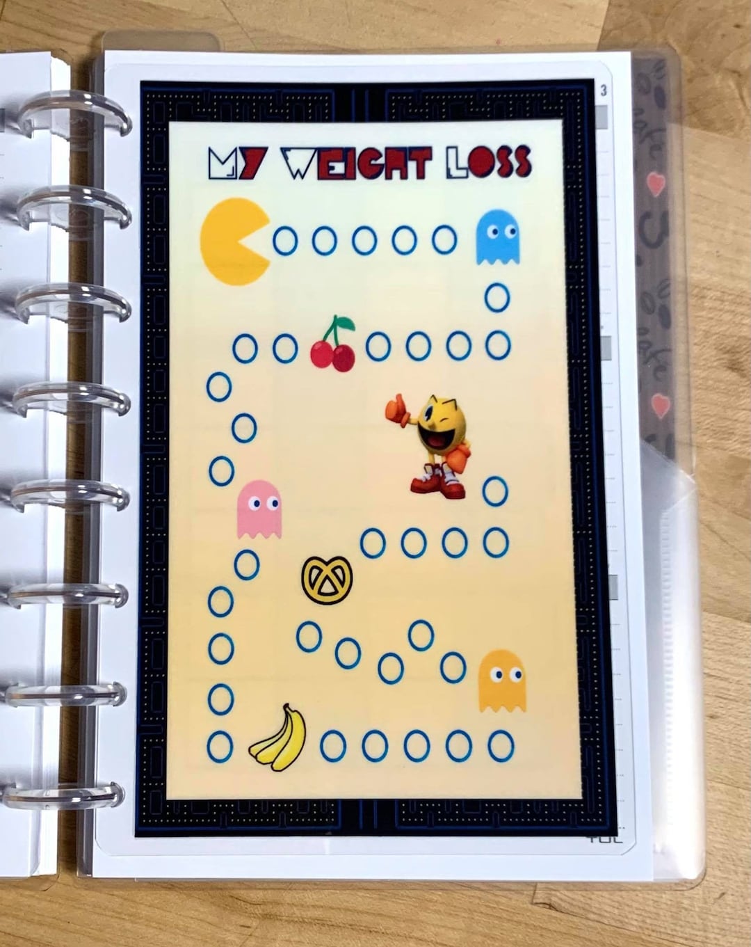 DASHBOARD Weight Loss Pac Man Tracker for Use With Tul/arc 8 Disc ...
