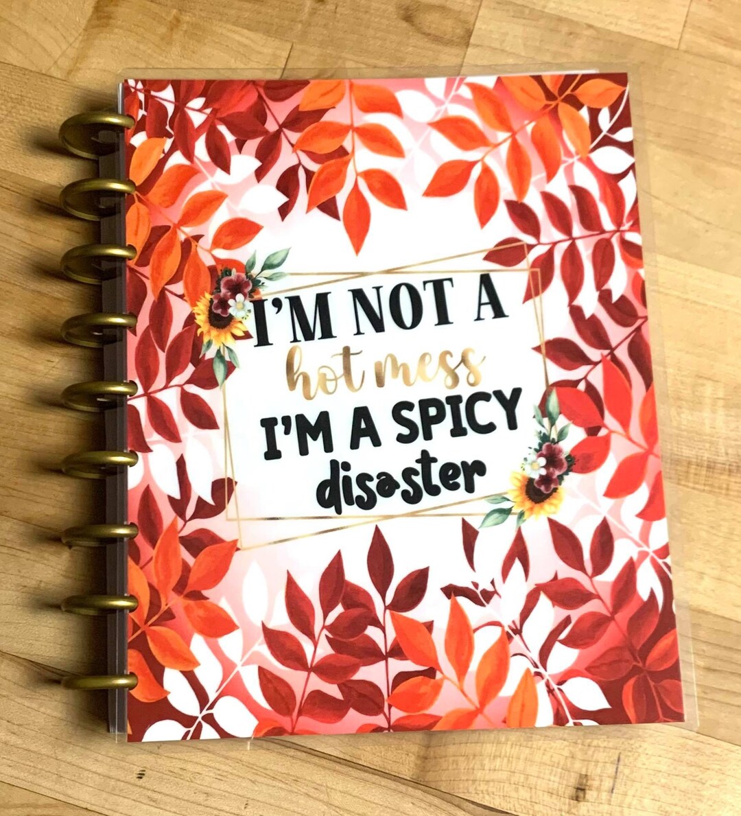 Front & Back Cover Set "not a Hot Mess - A Spicy Disaster" for Use With ...