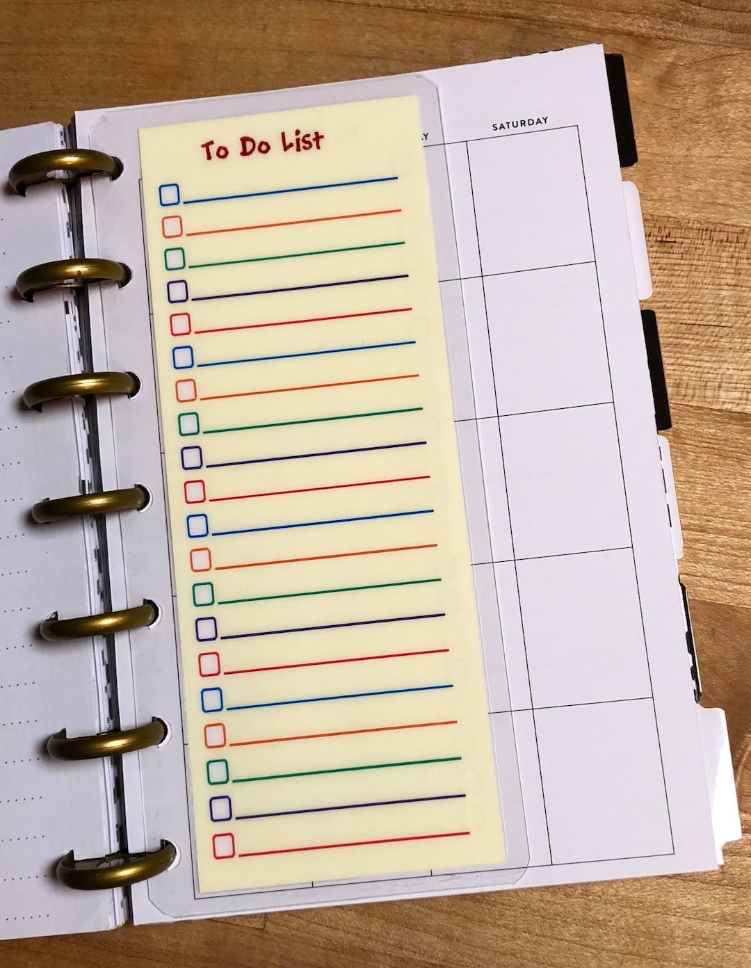 DASHBOARD SHORT to Do List for Use With the MINI Happy Planner - Etsy