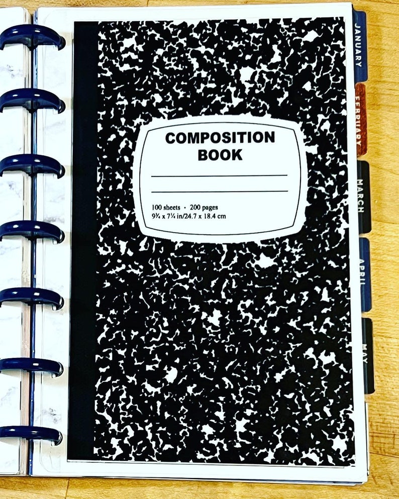 DASHBOARD Composition Book for Use With the MINI Happy Planner - Etsy