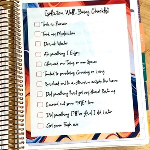 DASHBOARD Isolation Well-being Checklist for Use With Classic Happy ...