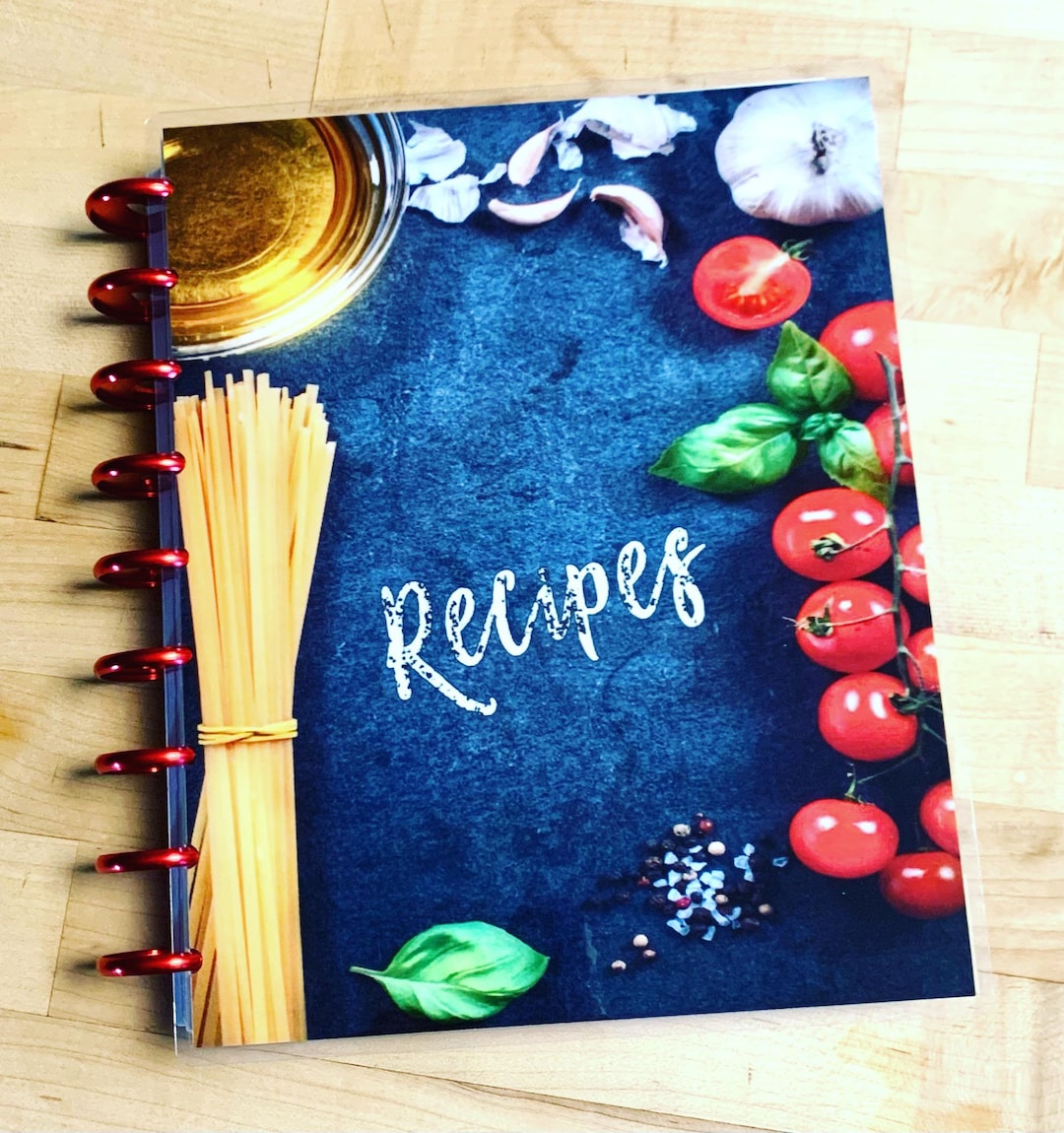 Front & Back Cover Set Food Recipes for Use With Classic Happy - Etsy