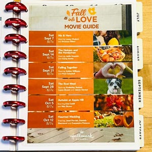 DASHBOARD Hallmark Fall in Love Movie Guide 2024 for Use W ...