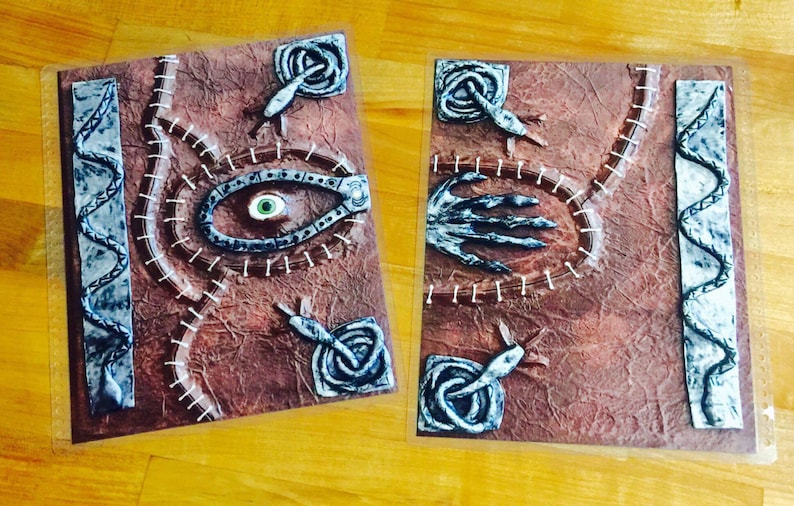 Front and Back Cover Set Hocus Pocus Inspired Spell Book 4 Use W ...