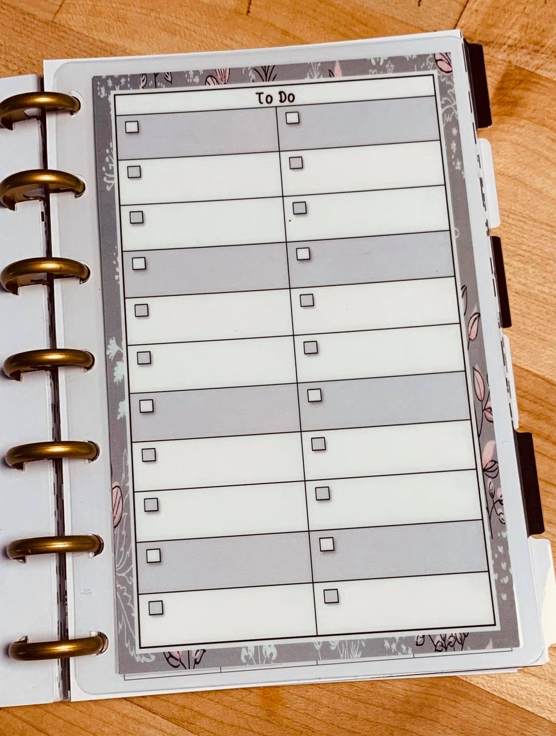 DASHBOARD to Do List neutral for Use With the MINI Happy - Etsy