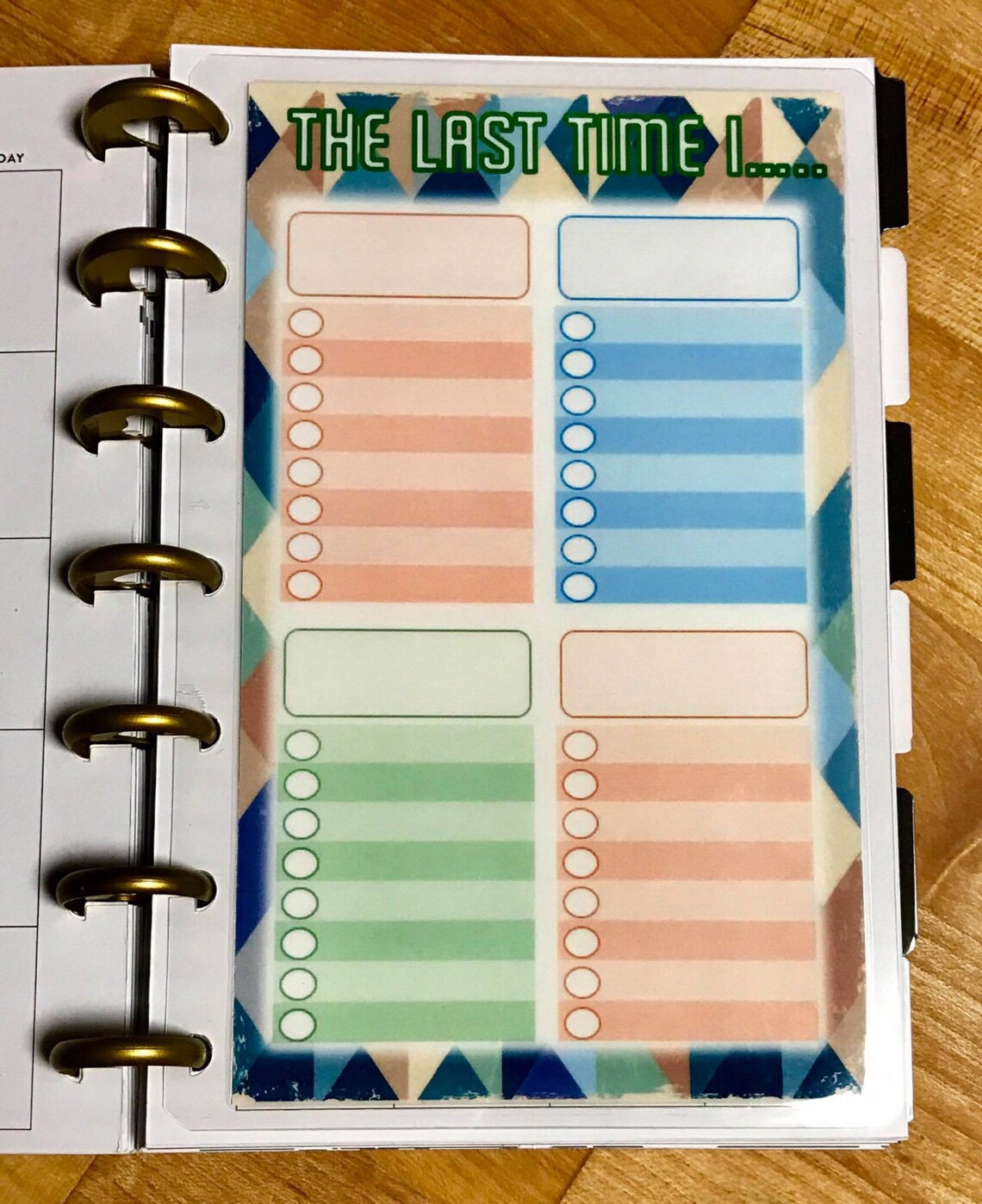 DASHBOARD the Last Time I Schedule Keeper for Use With the MINI Happy ...