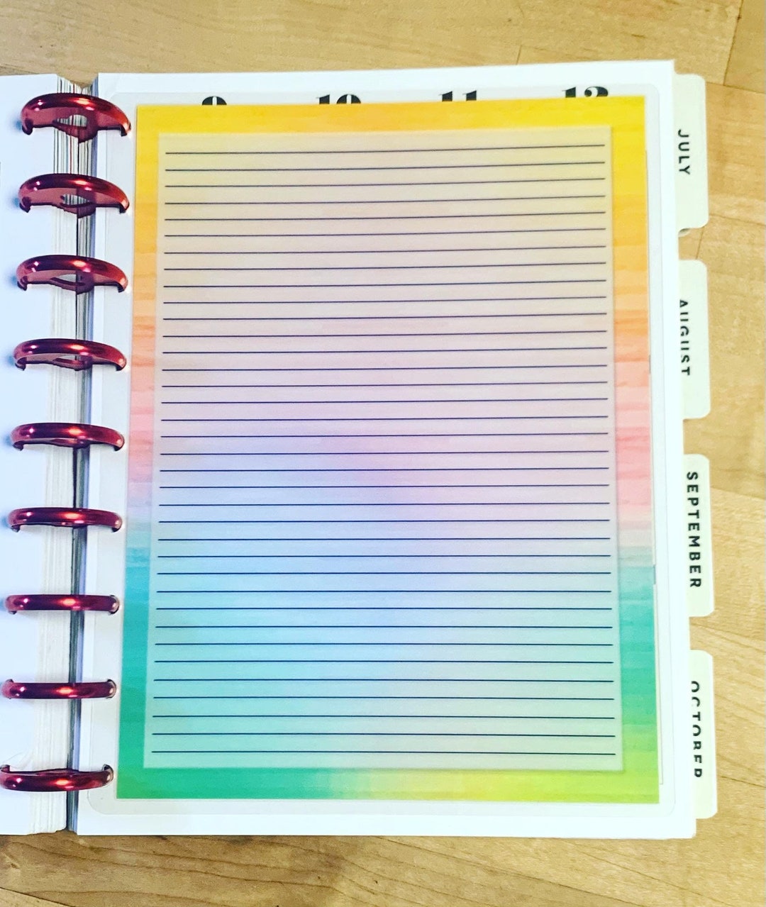 DASHBOARD - Lined Notes Lists 4 Use W Classic/minihappy Planner/tul ...