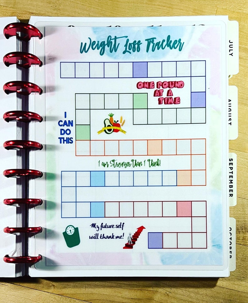 DASHBOARD - Weight Loss Tracker Diet Exercise 4 Use W Classic/minihappy ...