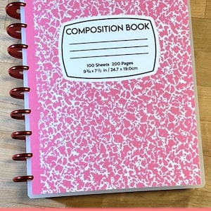 Front & Back Cover Set Composition Notebook Colors 4 Use W Classic ...
