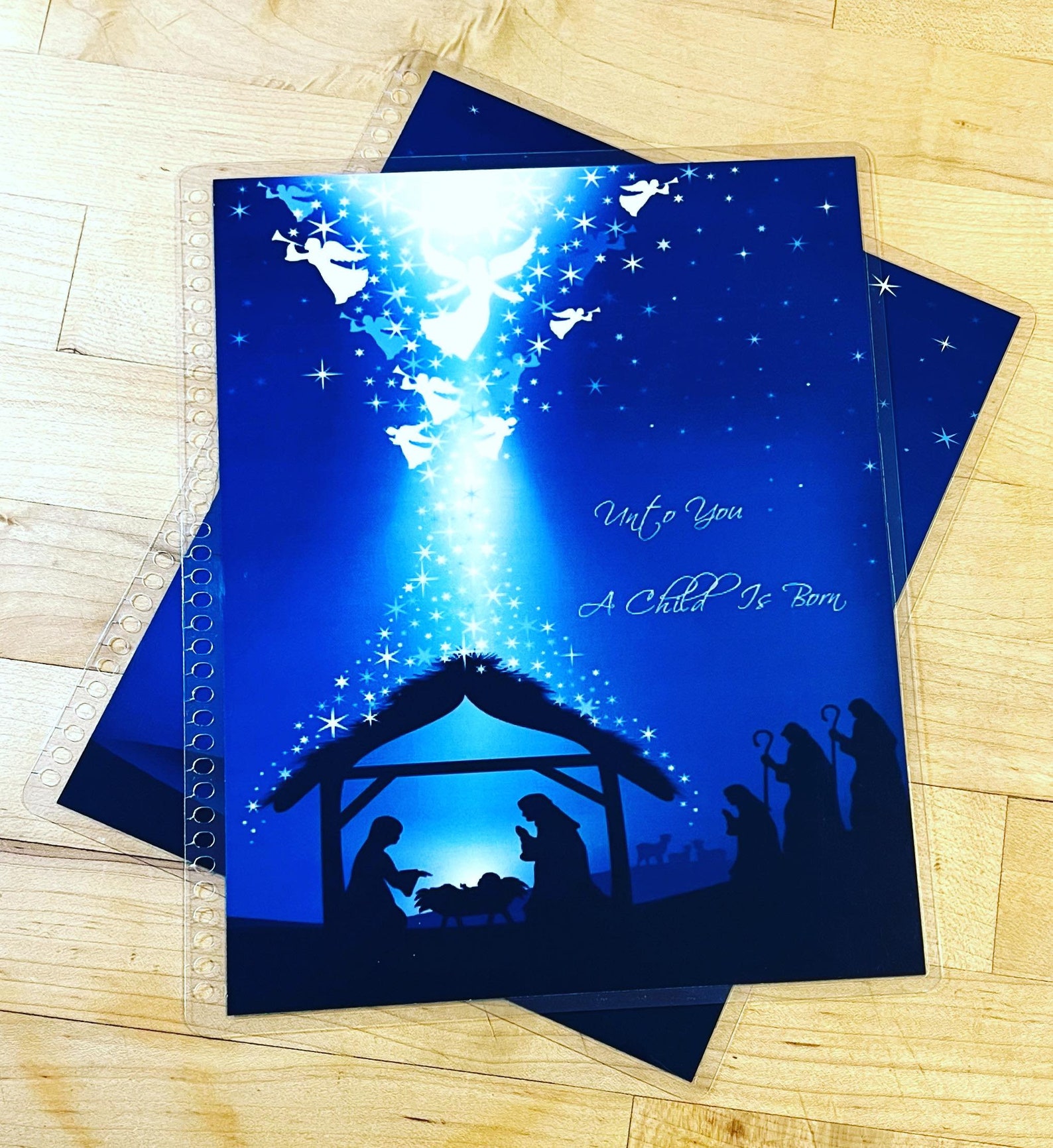 Front and Back Cover Set Nativity Christmas for Use With - Etsy