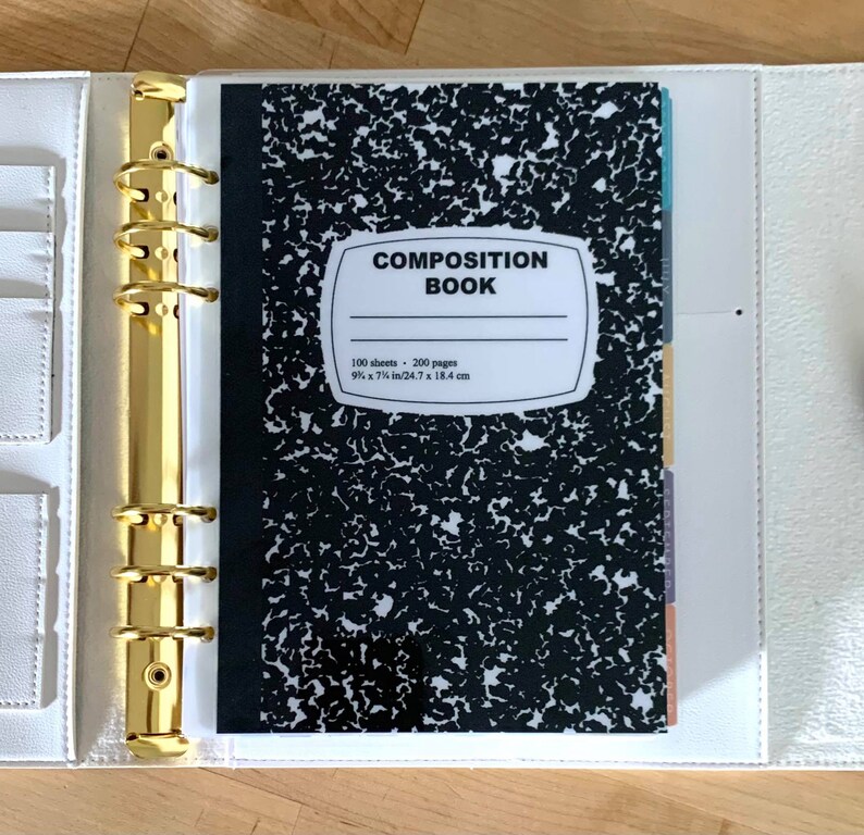 Front and Back Cover Set Composition Book for Use With Classic - Etsy