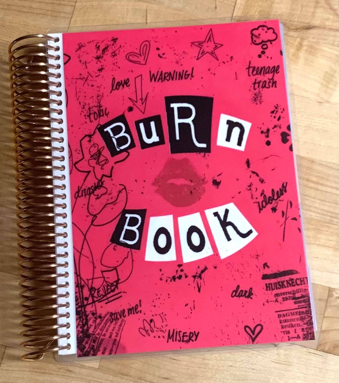 Front and Back Cover Set Mean Girls Inspired burn Book for - Etsy