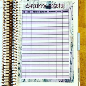 DASHBOARD - Checkbook Register and Bills to Pay 4 Use W Classic ...