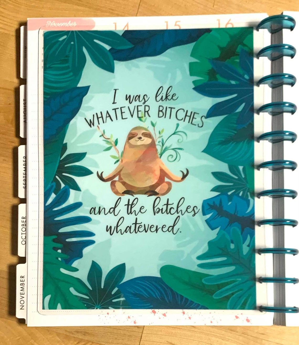 DASHBOARD Sloth 'whatever' for Use With BIG Happy - Etsy