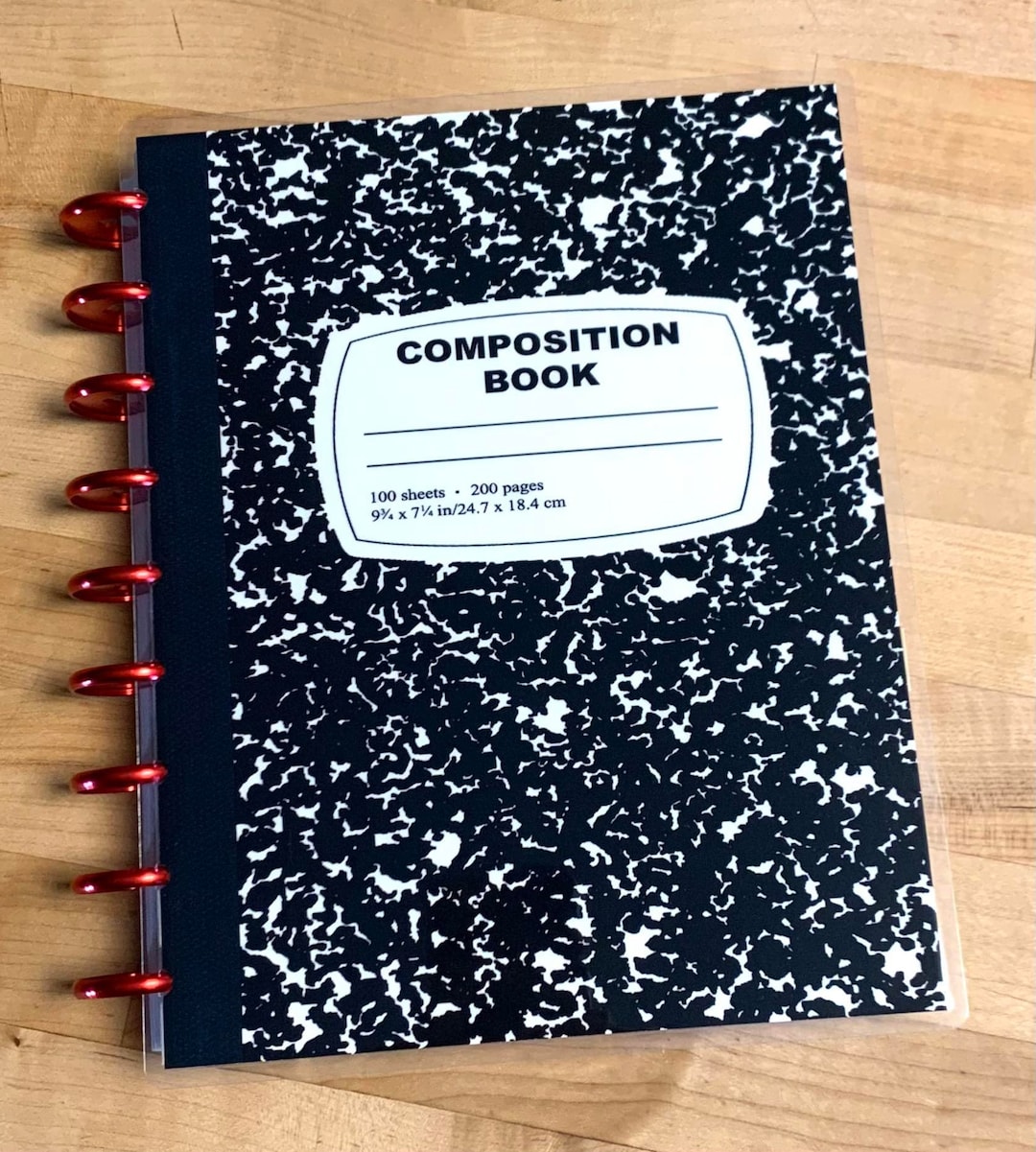 Front and Back Cover Set Composition Notebook Inspired 4 Use W Classic ...