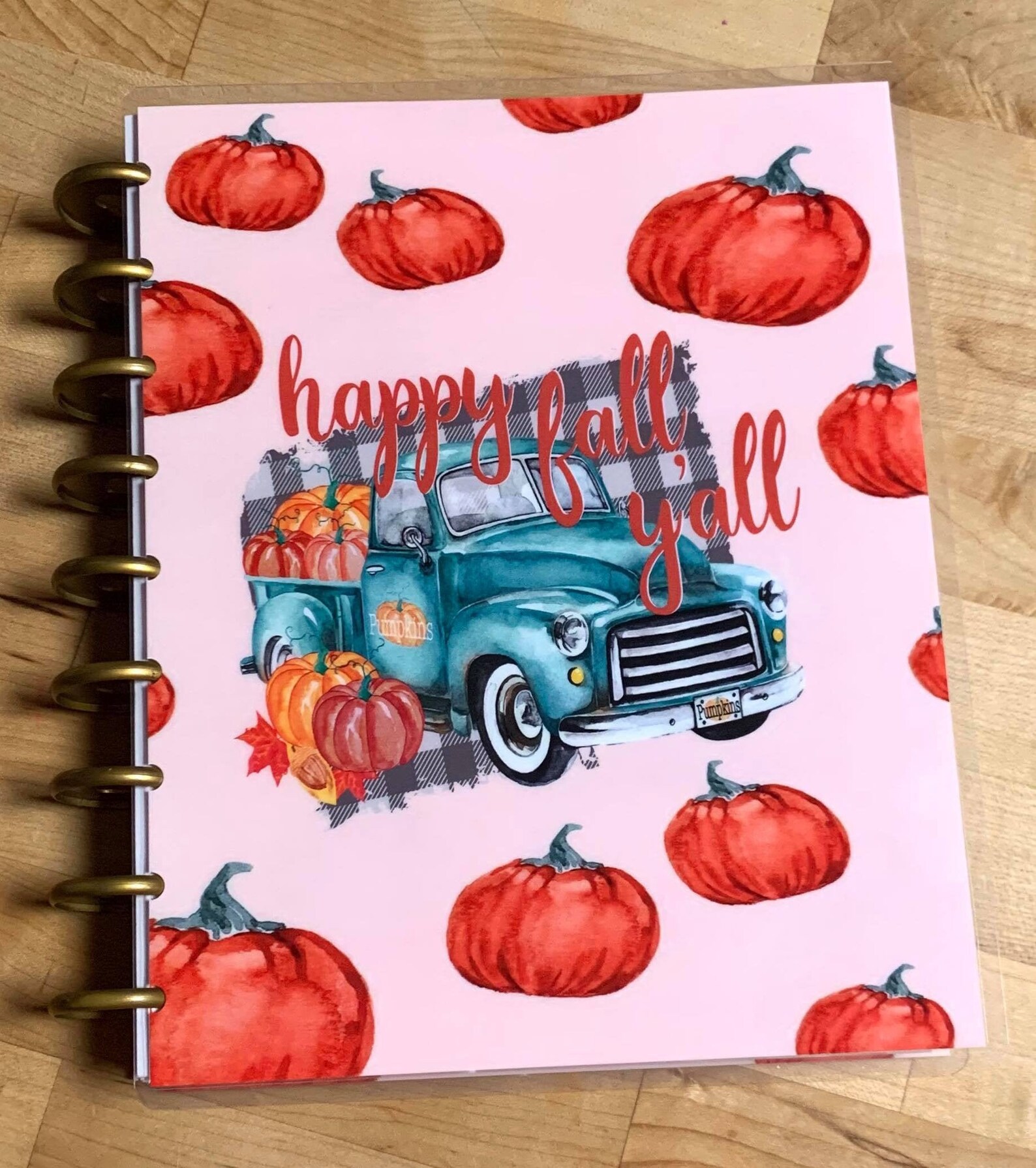 Front and Back Cover Set Truck Happy Fall Y'all Pumpkins | Etsy