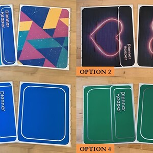 Front and Back Cover Set Planner Keeper Retro Trapper 80s 4 Use W ...