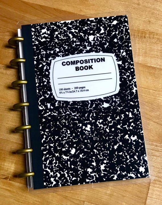 Front and Back Cover Set Composition Book for Use With the | Etsy