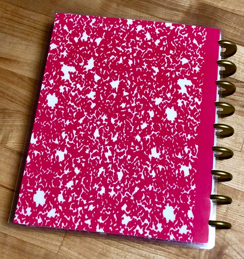 Front and Back Cover Set Pink Composition Book for Use With | Etsy