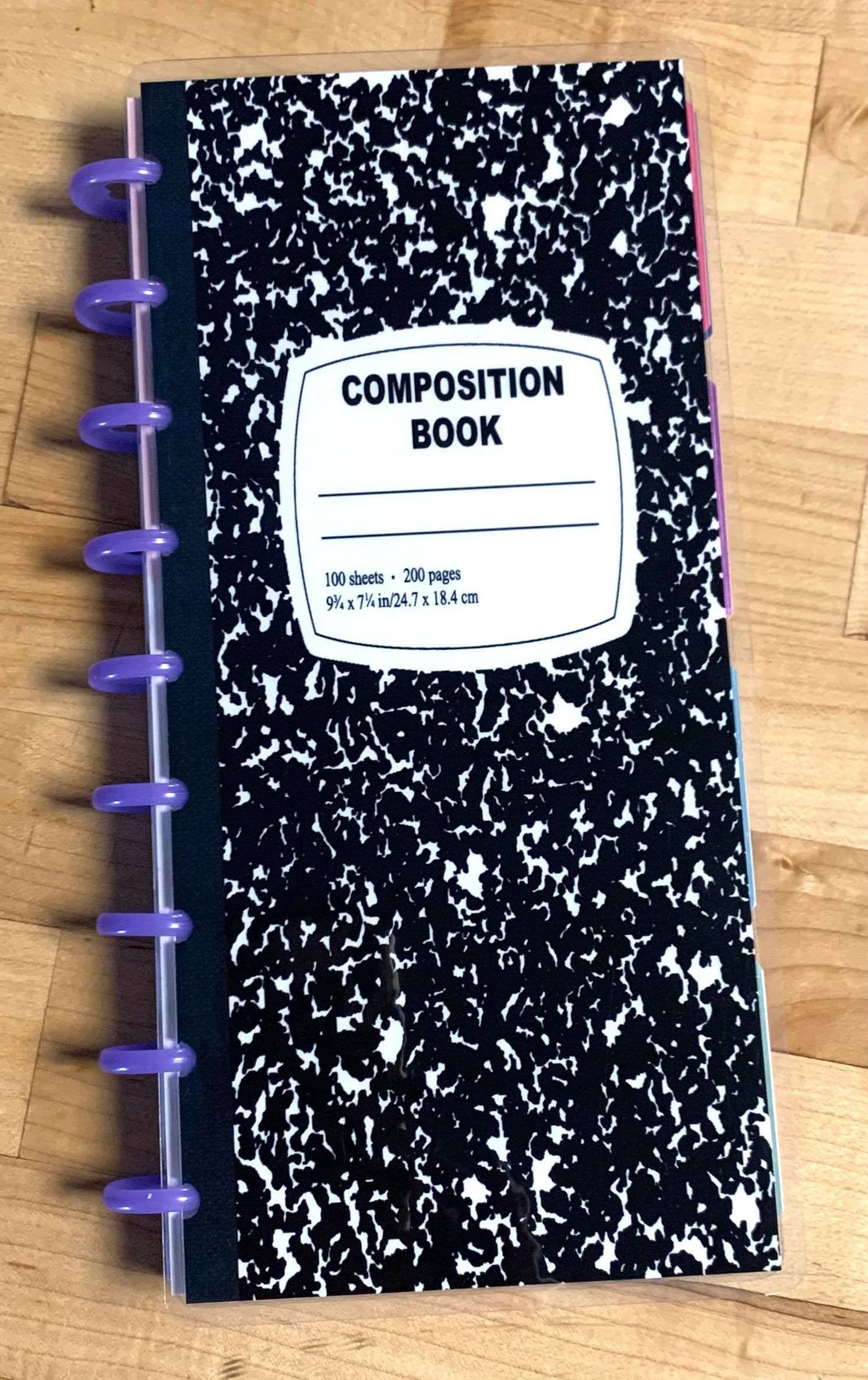 Front and Back Cover Set Composition Book for use with the | Etsy