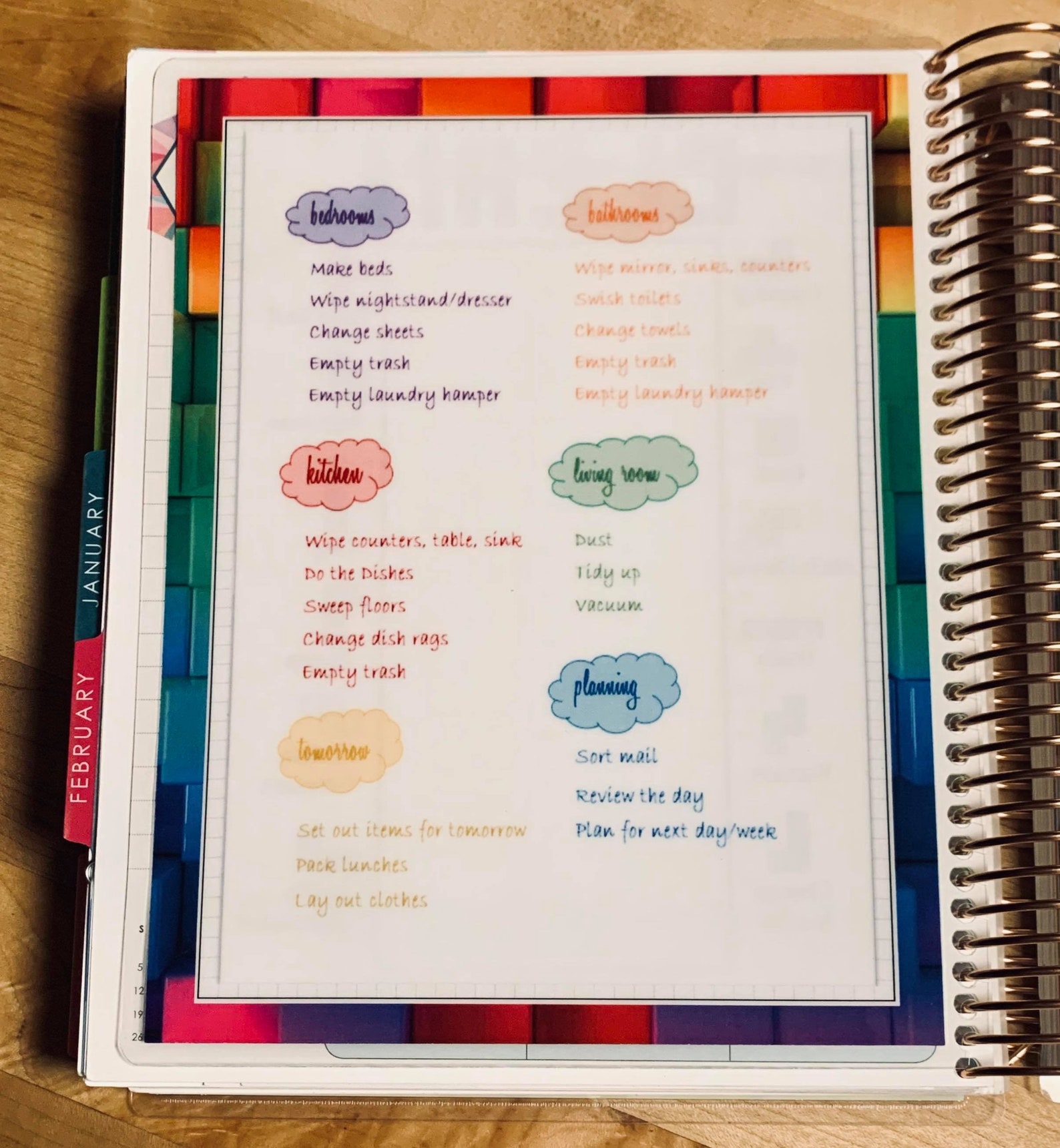 DASHBOARD Tetris Clean Chores Cleaning for Use With Erin | Etsy