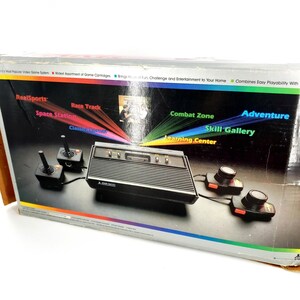 Atari 2600 Darth Vader Black Console 4-switch W/ Controller, Adapter ...