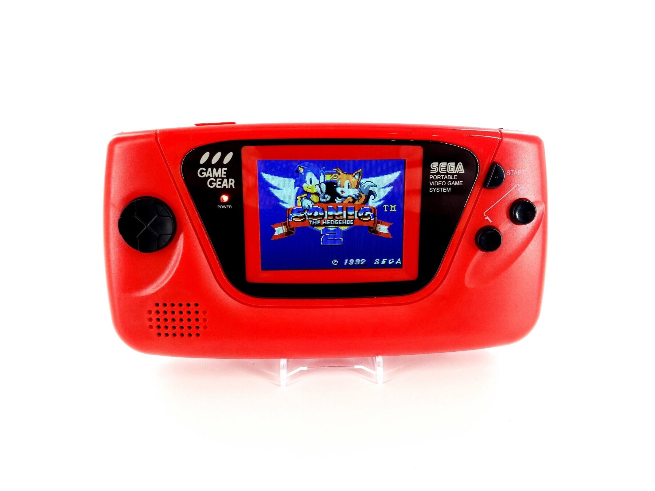 Sega Game Gear Console Fully Recapped TFT Retrosix Cleanscreen LCD Mod ...