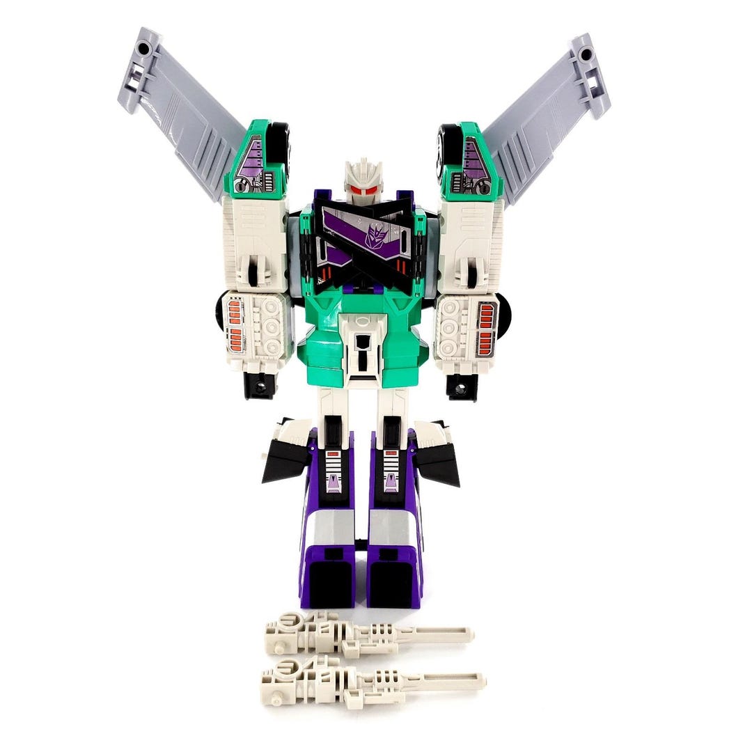 Vintage 1987 Transformers G1 Decepticon Sixshot Figure Complete - Etsy