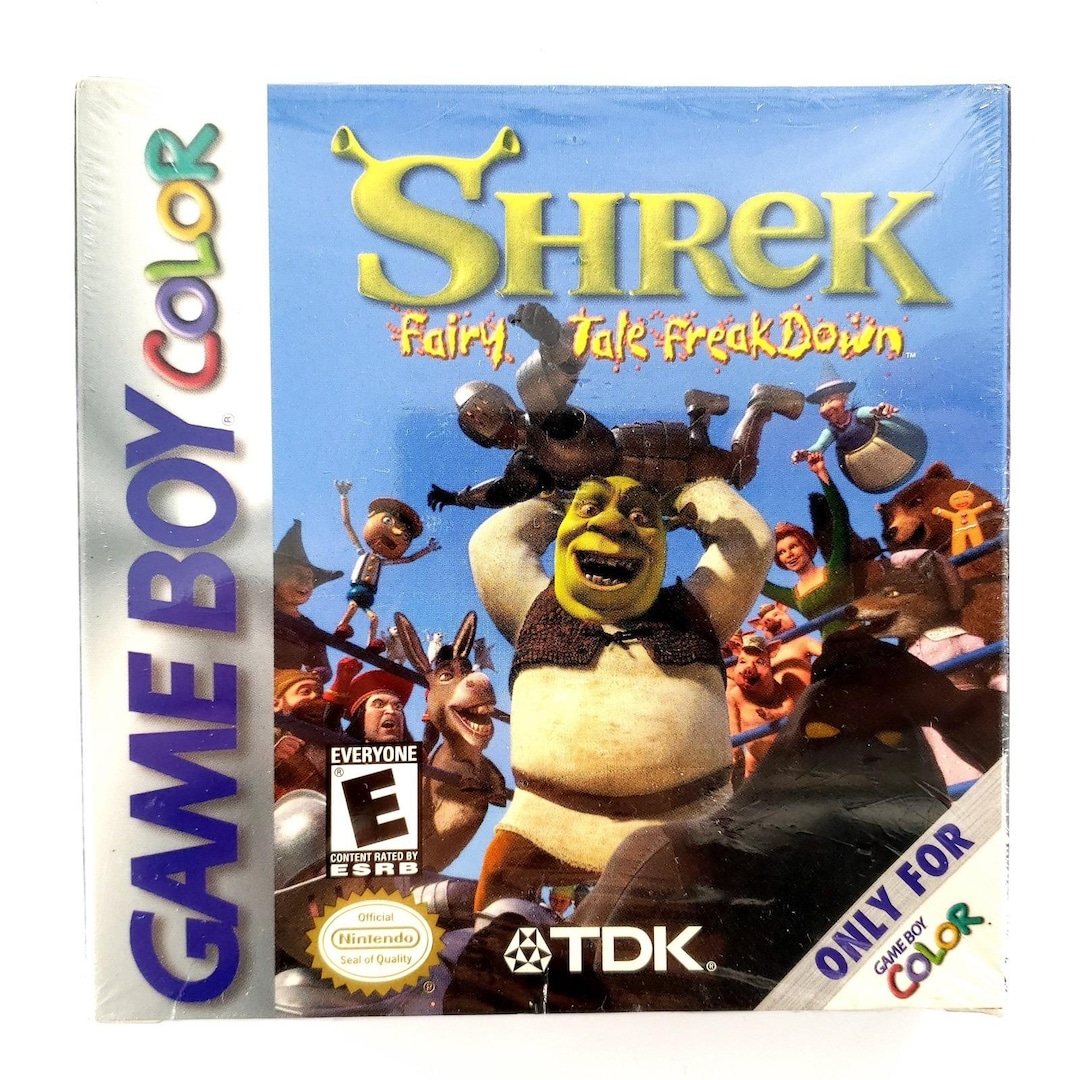 Shrek: Fairy Tale Freakdown (nintendo Game Boy Color, 2001) Brand New ...