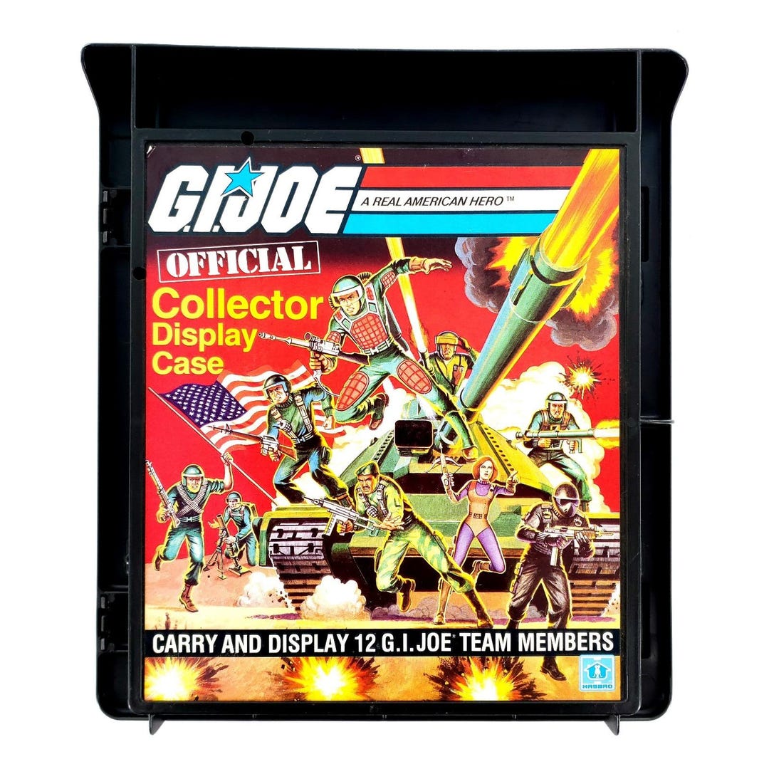 Vintage 1982 GI Joe ARAH Official Collector Display Carry Case Plastic ...