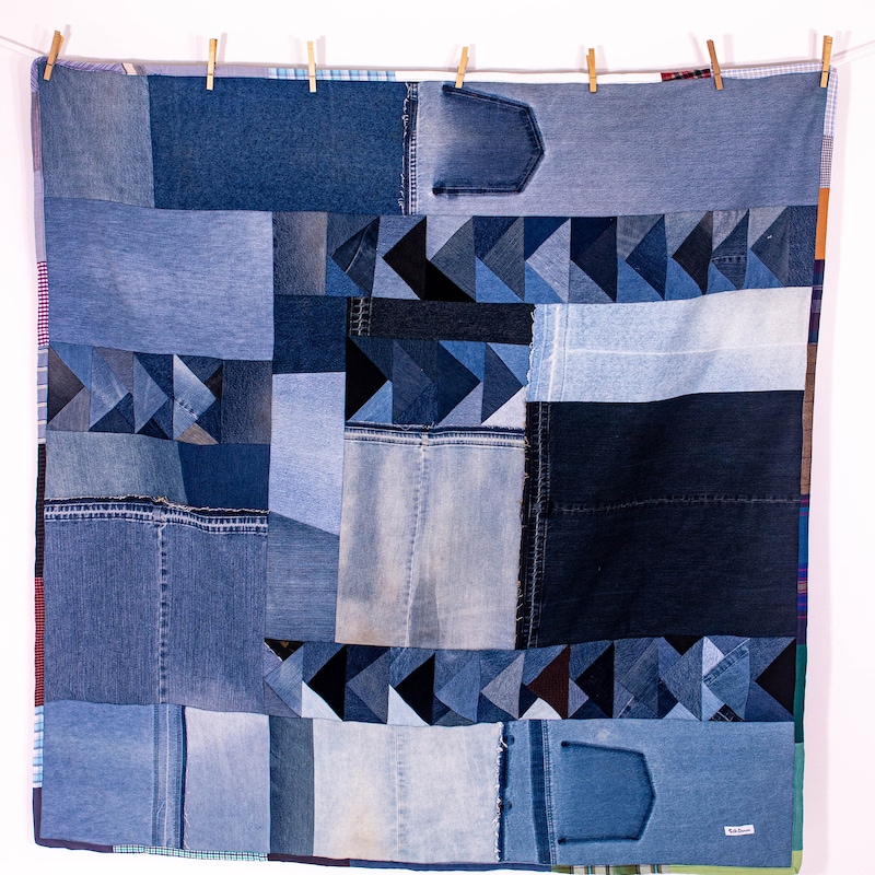 Denim Blanket - Etsy