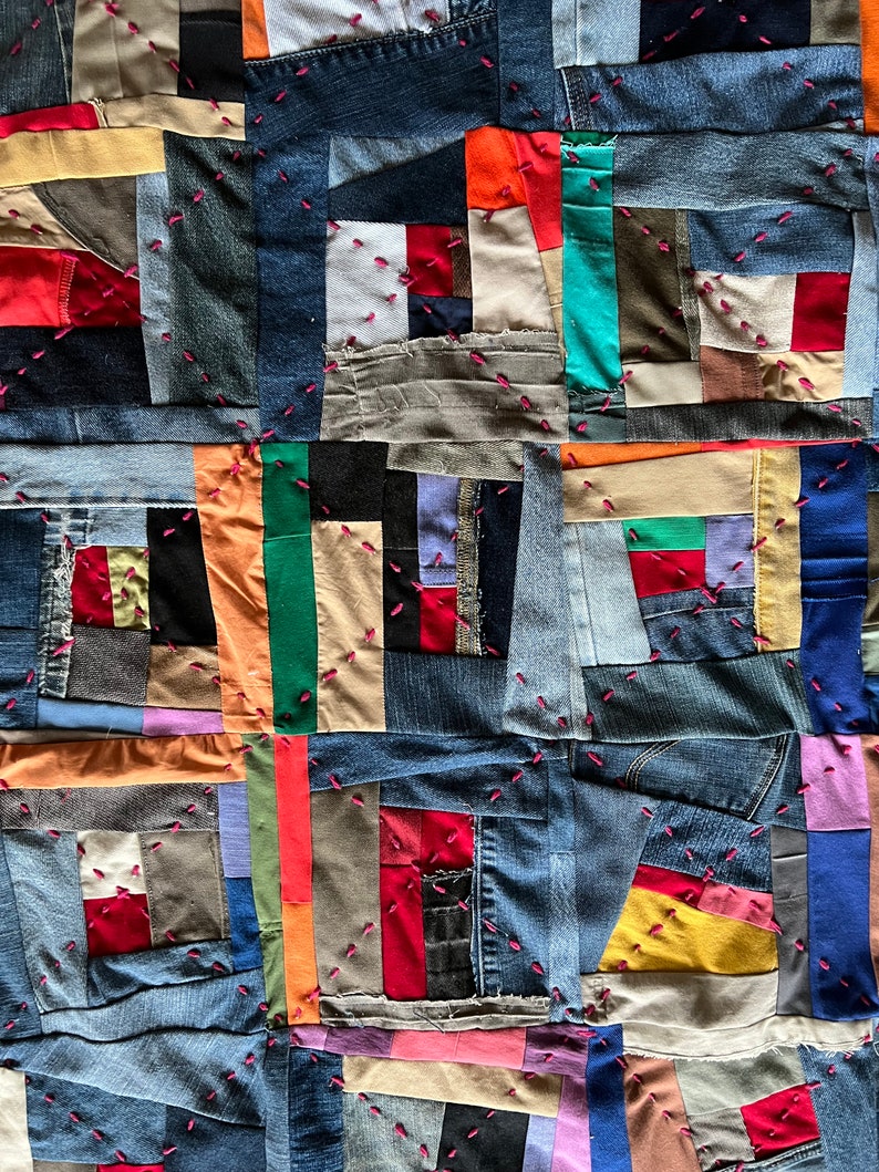 Scrap Log Cabin - Etsy