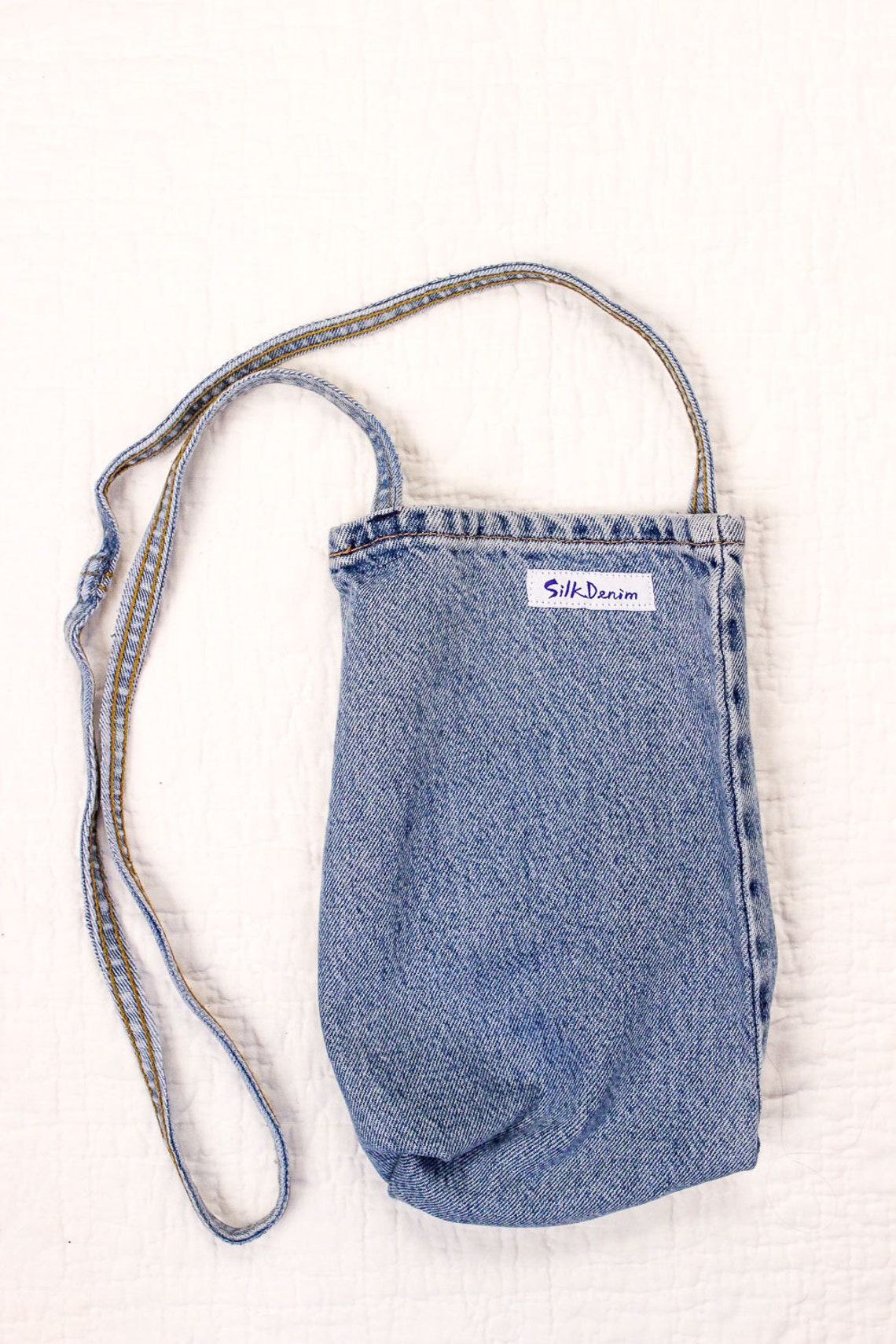 Cross Body hands-free Bottle Bag / Small Purse Hand Made - Etsy
