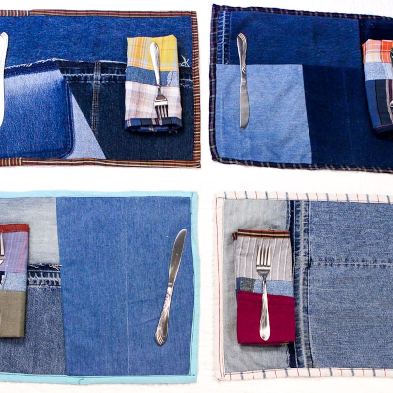 Denim Placemat - Etsy