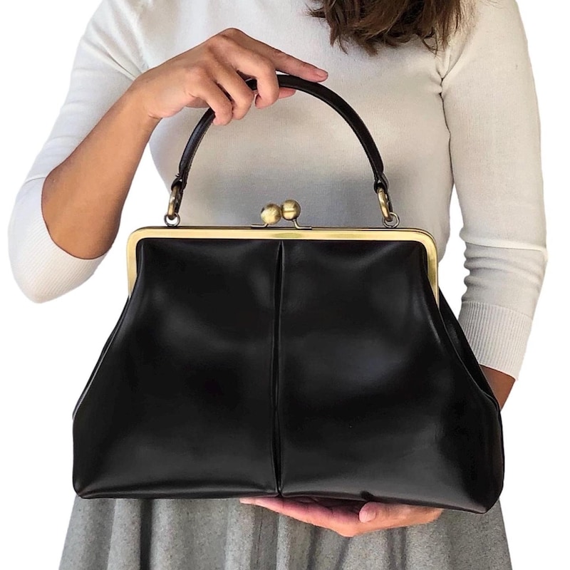 Kiss Lock Handbags - Etsy