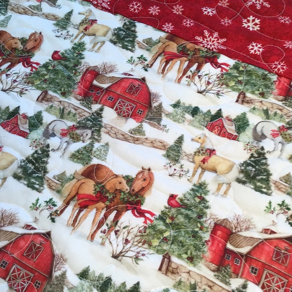 Horse Table Runner - Etsy