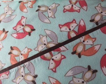 Fox Flannel Sheet - Etsy