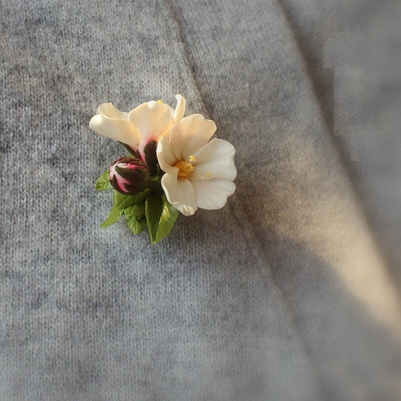 Polymer Clay Pins - Etsy