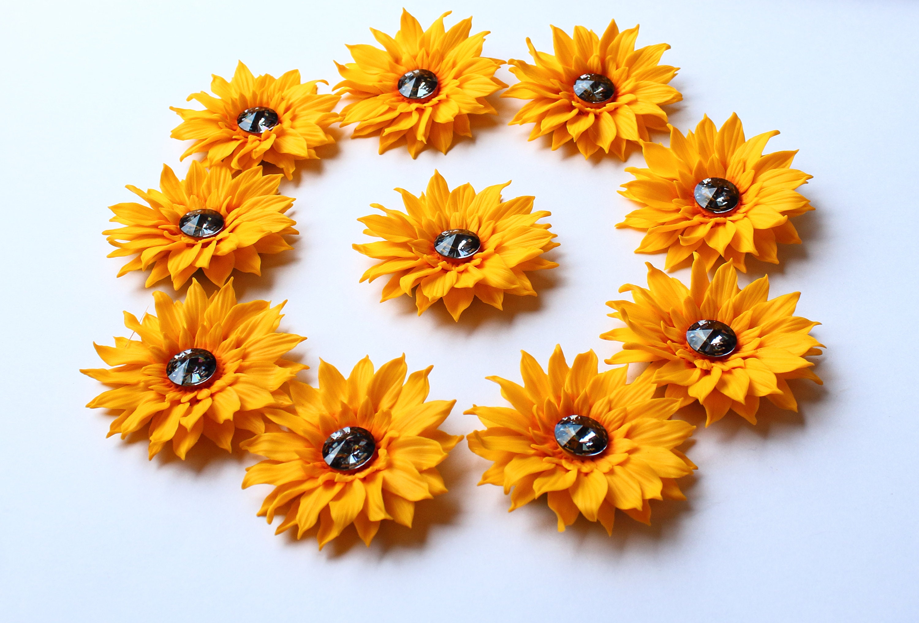 Sunflower Jewelry Sunflower Bead DIY Jewelry Set Sunflower - Etsy