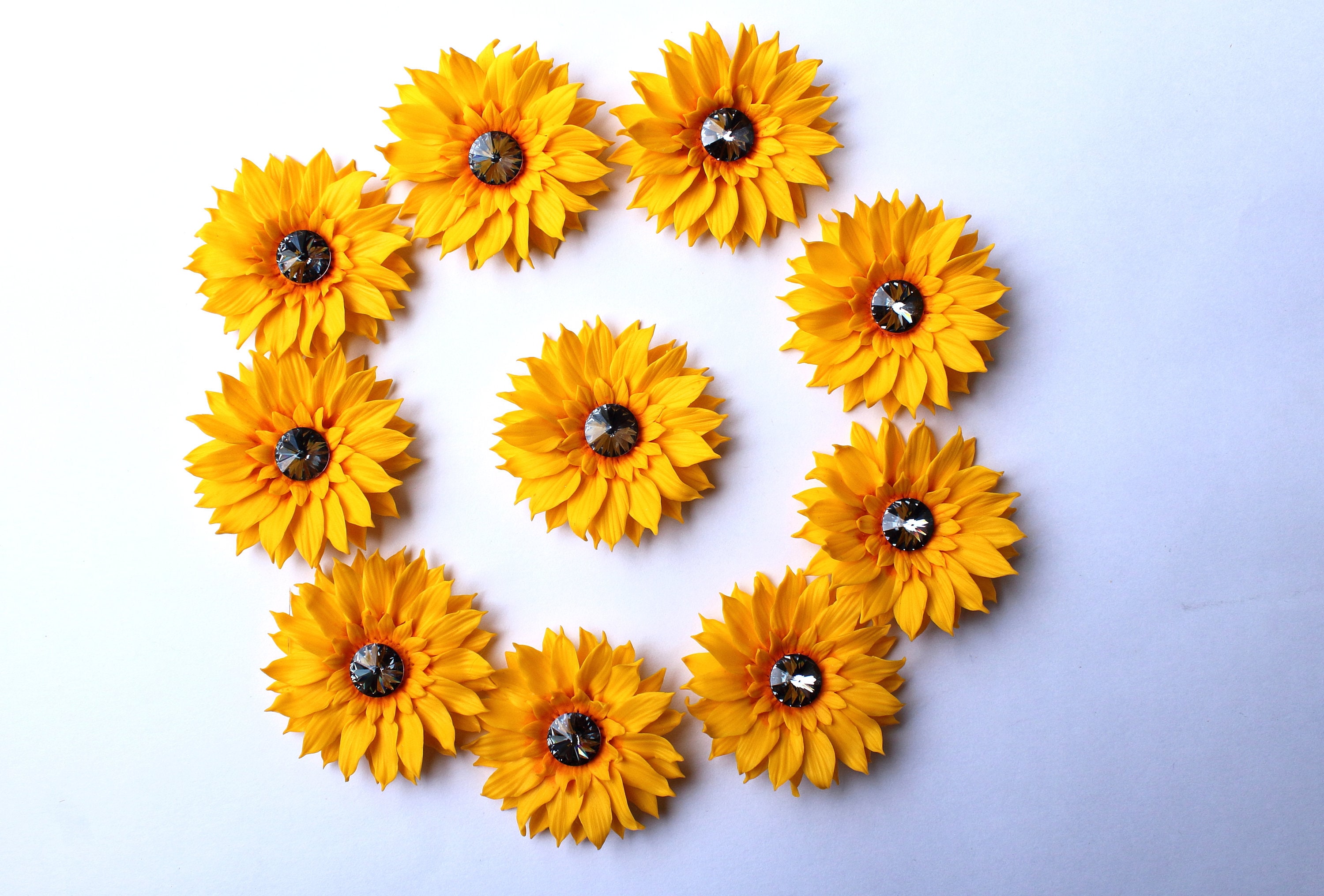 Sunflower Jewelry Sunflower Bead DIY Jewelry Set Sunflower - Etsy