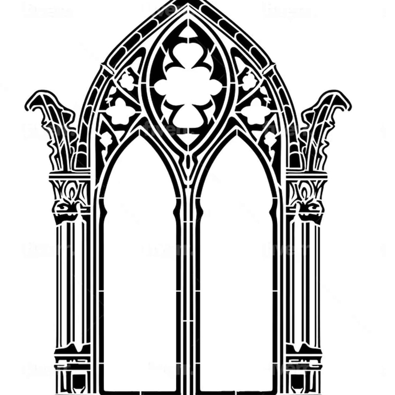 Free Window Stencil - Etsy