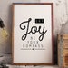 Let Joy Be Your Compass Printable Art, Inspirational Quote, Typography ...