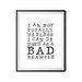 Funny Print I Am Not Totally Useless. I Can Be Used as A Bad - Etsy
