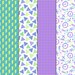 80's Retro Light Patterns, 80's/90's Patterns, 16 Digital Papers 12"x12 ...