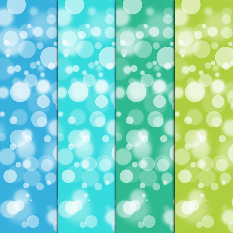 Rainbow Bokeh Digital Papers Colorful Bokeh Sparkling Lights - Etsy