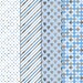 Baby Blue & Silver Patterns 20 Digital Papers 12x12 Baby - Etsy