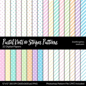 Pastel Digital Papers BUNDLE, Over 120 Digital Papers, 12“x12“, Pastel ...